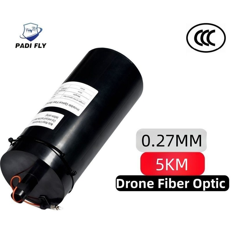 Carbon Fiber 0.27mm 5km Low Latency Fiber Optical for Drone Fpv Uav ...