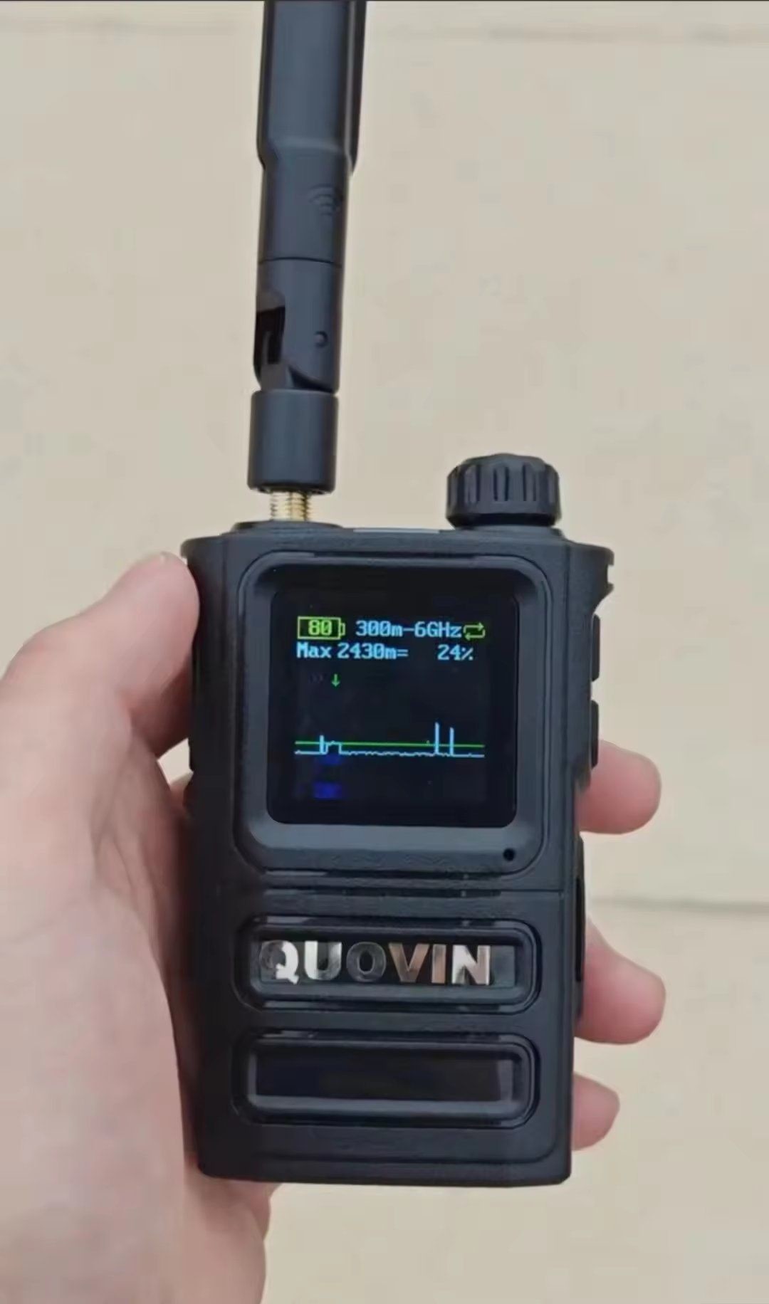 Wearable Drone Detection Device Full Band Antenna 300MHz-6000MHz Anti ...